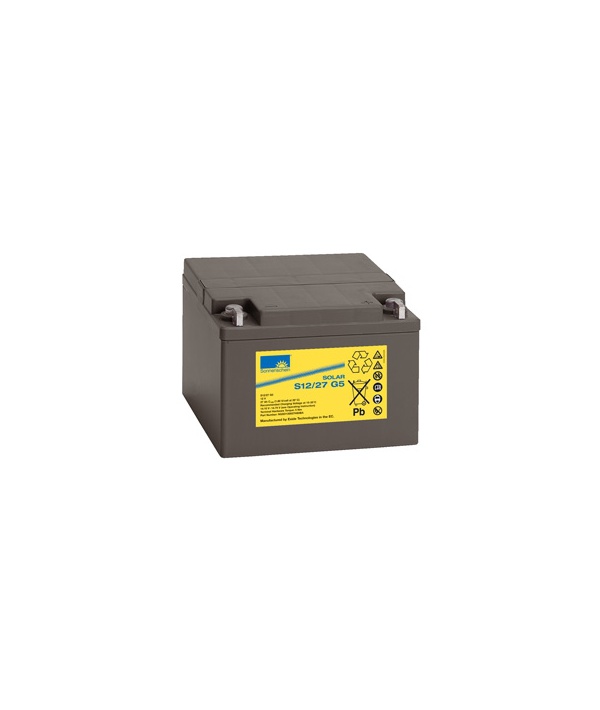 Battery solar lead 12V 27Ah S12 / 27G 5 Sonnenschein - Batteries4pro